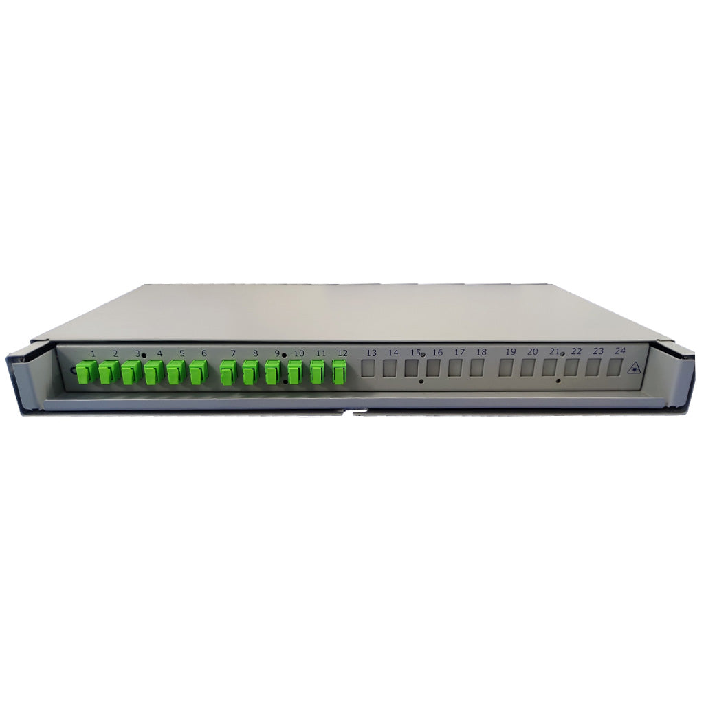 1U 19''_21'' Fiber Management System (FMS) - 12F SCAPC Single Mode ...