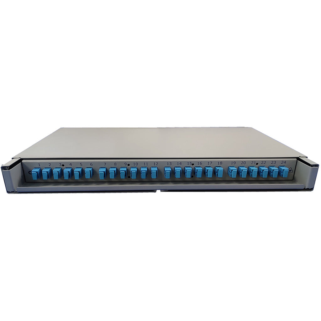 1U 19''/21'' Fiber Management System (FMS) - 24F SCPC Single Mode ...