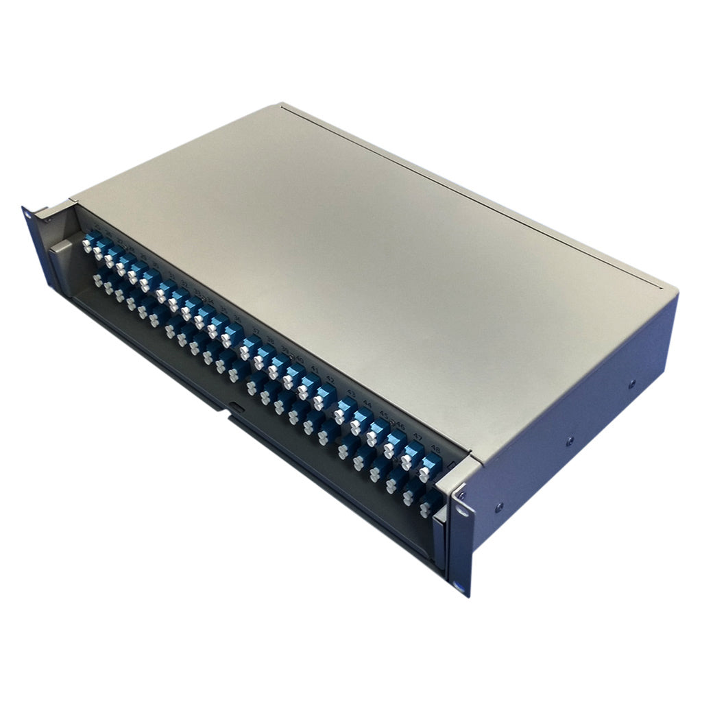 2U 19''/21'' Fiber Management System (FMS) - 96F LCPC Single Mode ...