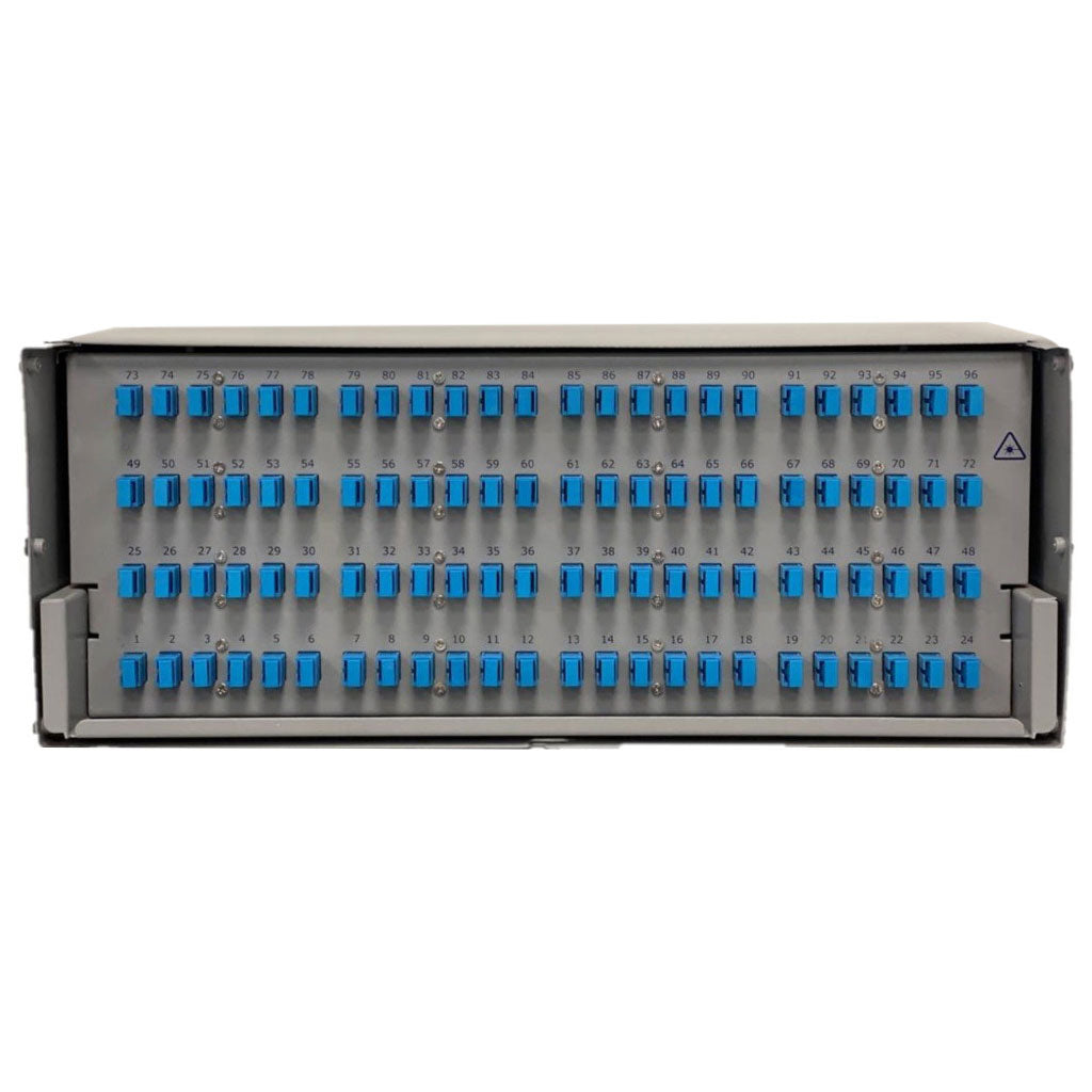 4U 19''/21'' Fiber Management System (FMS) - 96F SCPC Single Mode ...