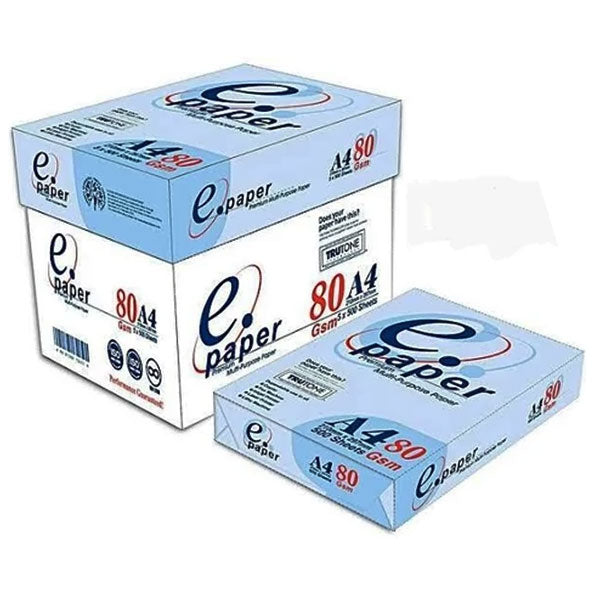 E Paper A4 Premium Multi-Purpose Papers 5 REAMs carton ...